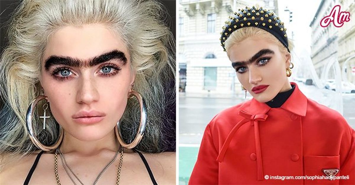 Modelo con resaltante uniceja recibe amenazas de muerte por su atrevido ...