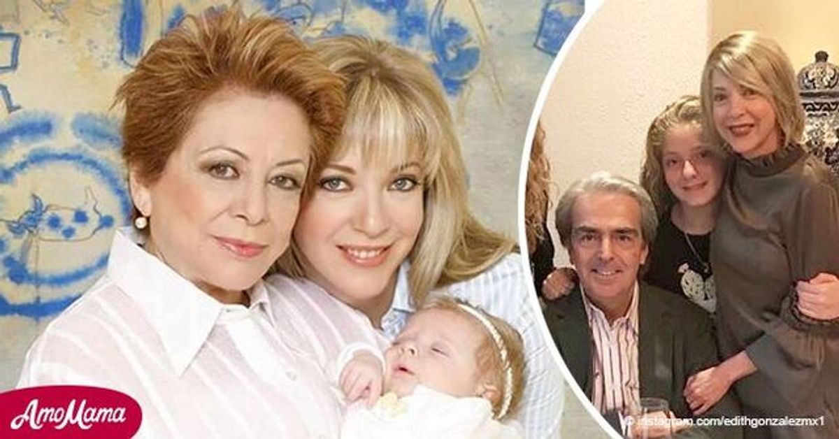Edith González comparte fotos de su hija de 14 años, que es tan bella ...