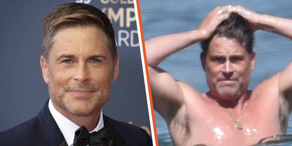 Rob Lowe se quita la camisa y muestra su verdadero físico a los 60 años ...