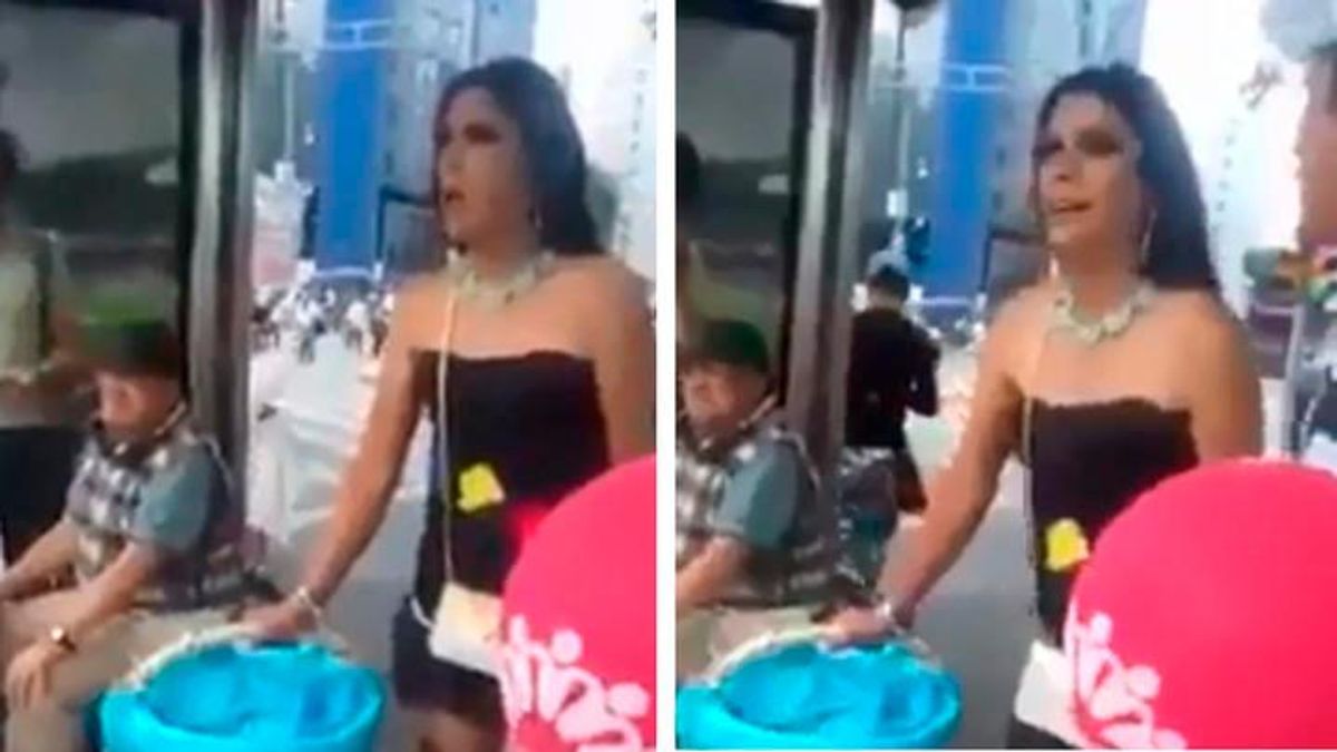 Mujer derrocha sus encantos en venta callejera, hasta que suelta ...