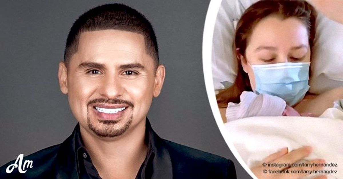 Larry Hernández se convirtió en padre por quinta vez y presenta a su bebé