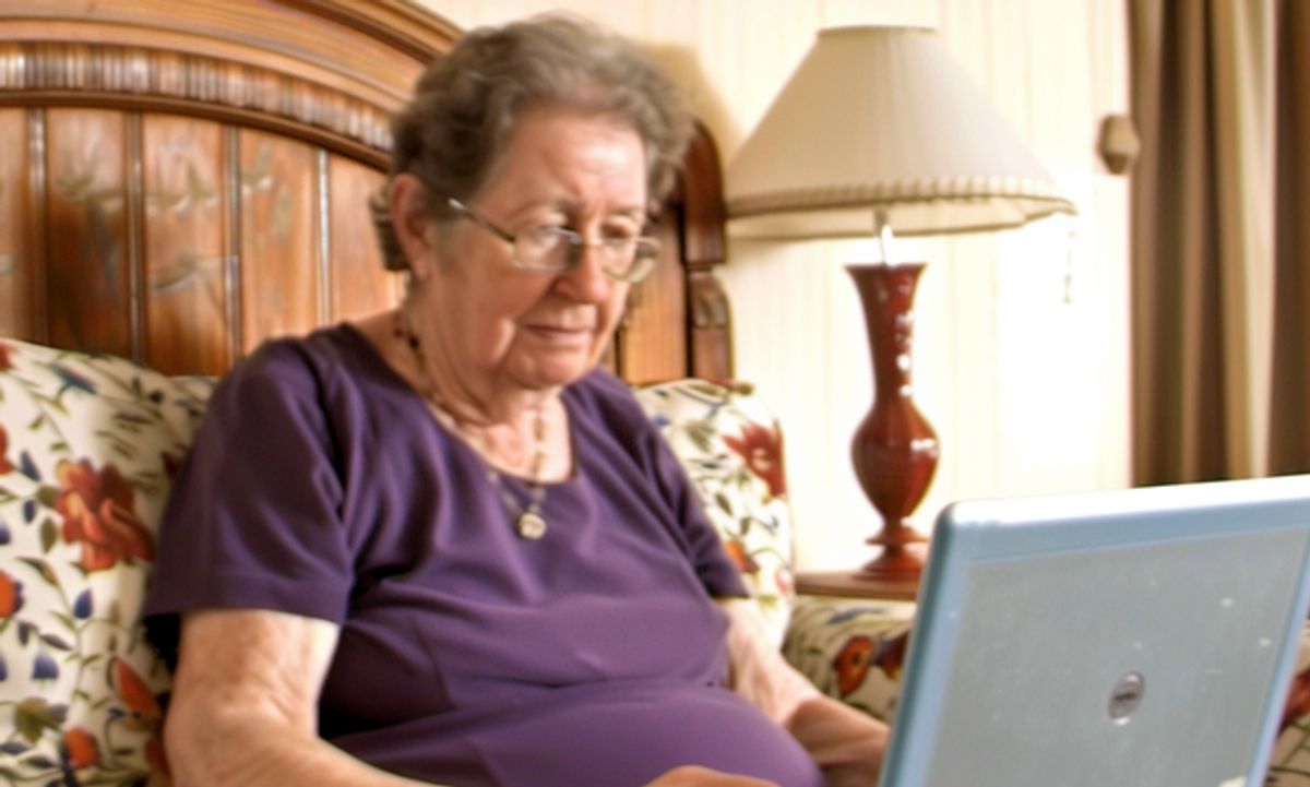Mi abuela se sentó así delante de la laptop durante semanas - De haber ...